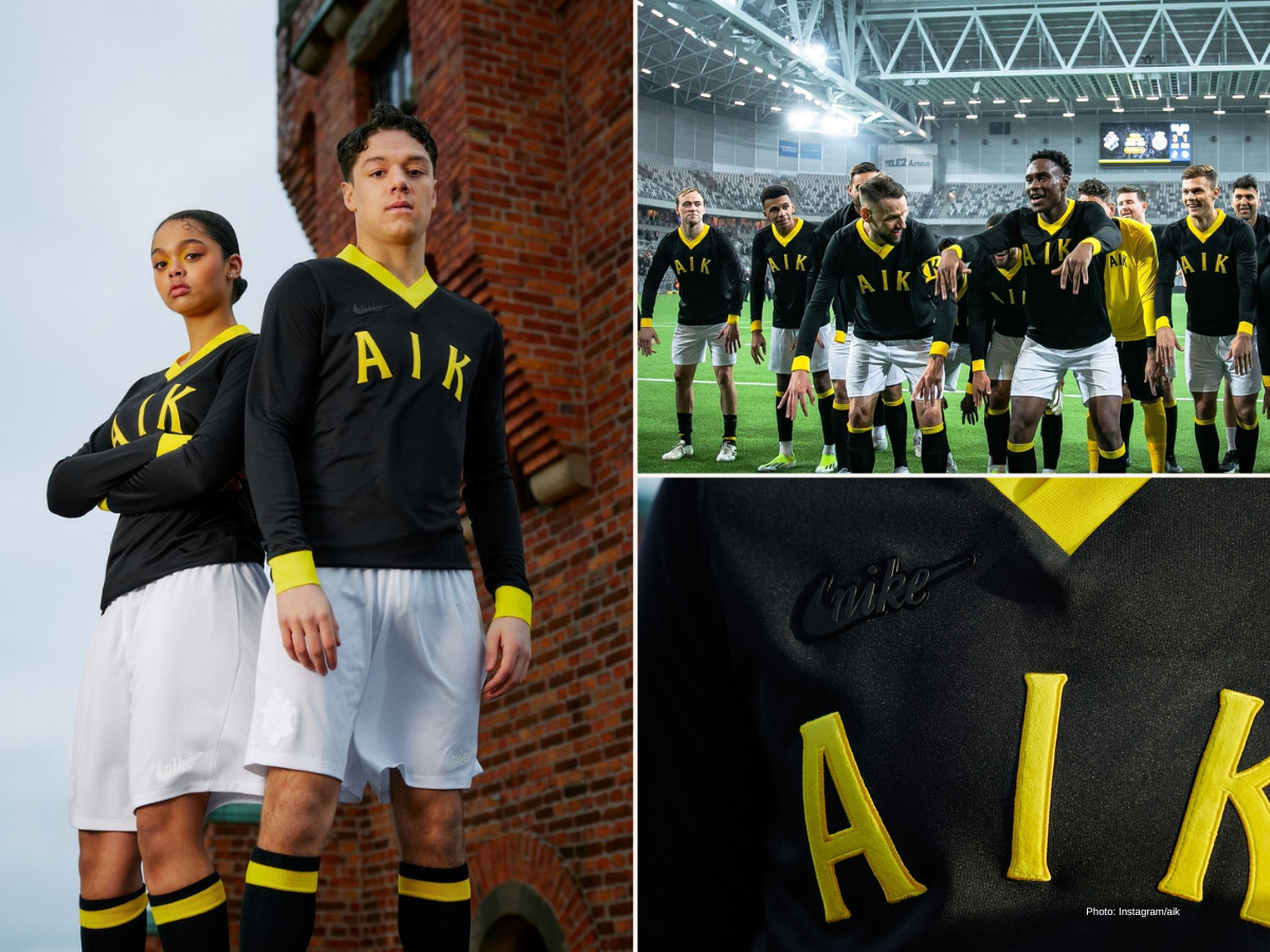 Retro revival: Nike and AIK's stunning homage to a 1924 classic kit