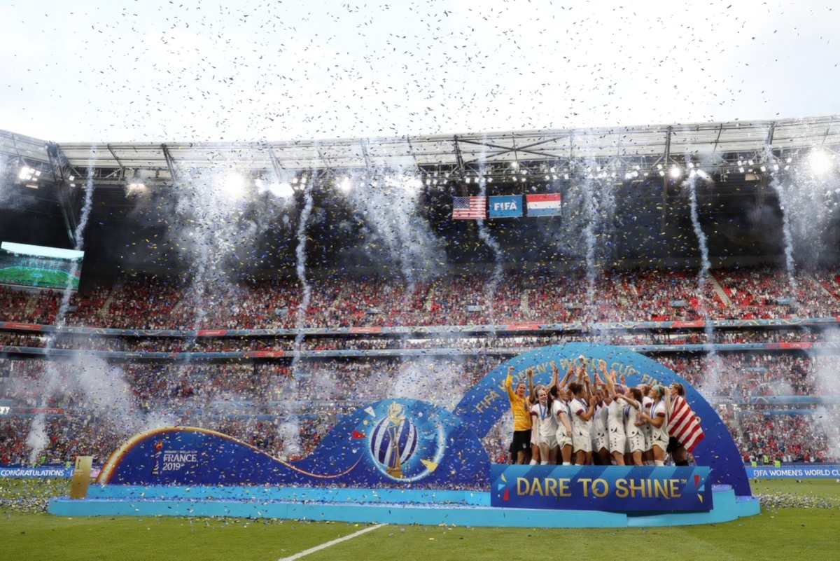 The USWNT win their fourth World Cup, second consecutive title