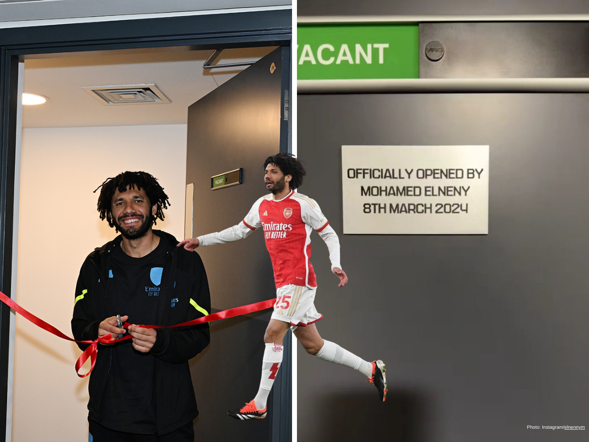 Arsenal's Elneny inaugurates player prayer space at the Emirates