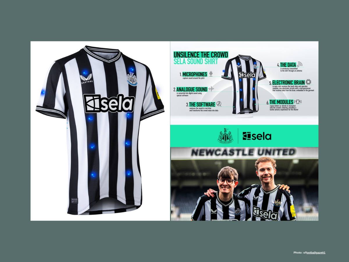Newcastle launch innovative 'sound shirts' for deaf supporters